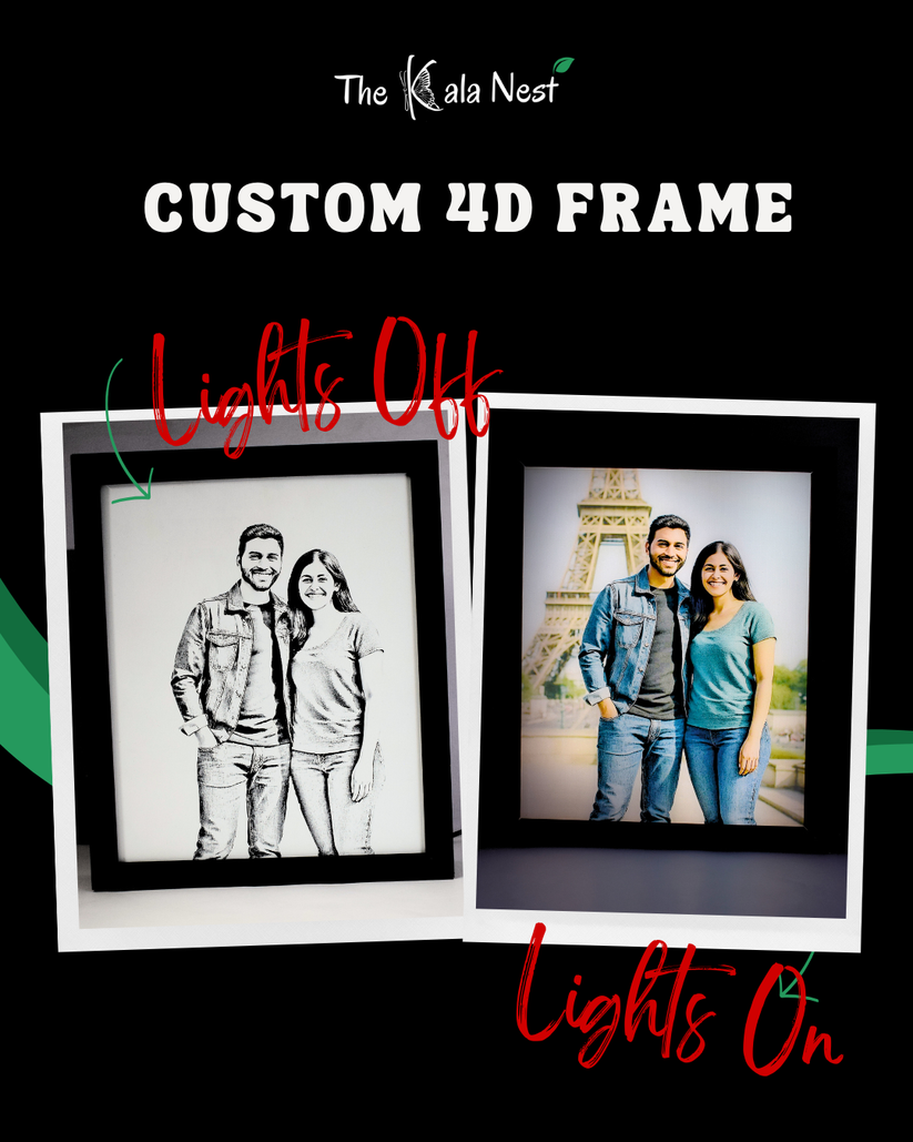 Custom 4D Couple Photo Frame – The Kala Nest